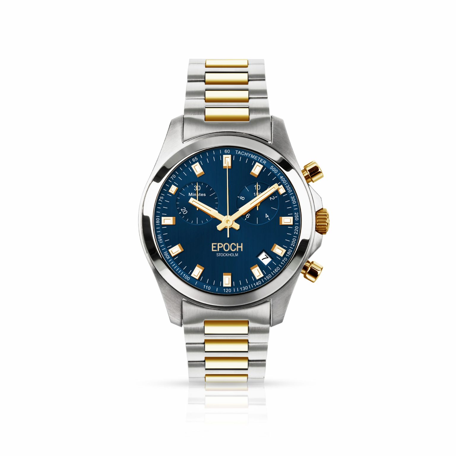 President Chronograph Blue Gold - EPOCH Stockholm